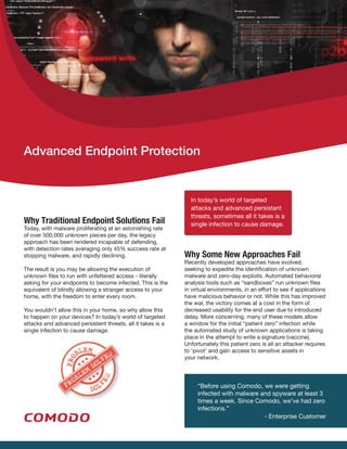 Comodo advanced endpoint protection | PDF