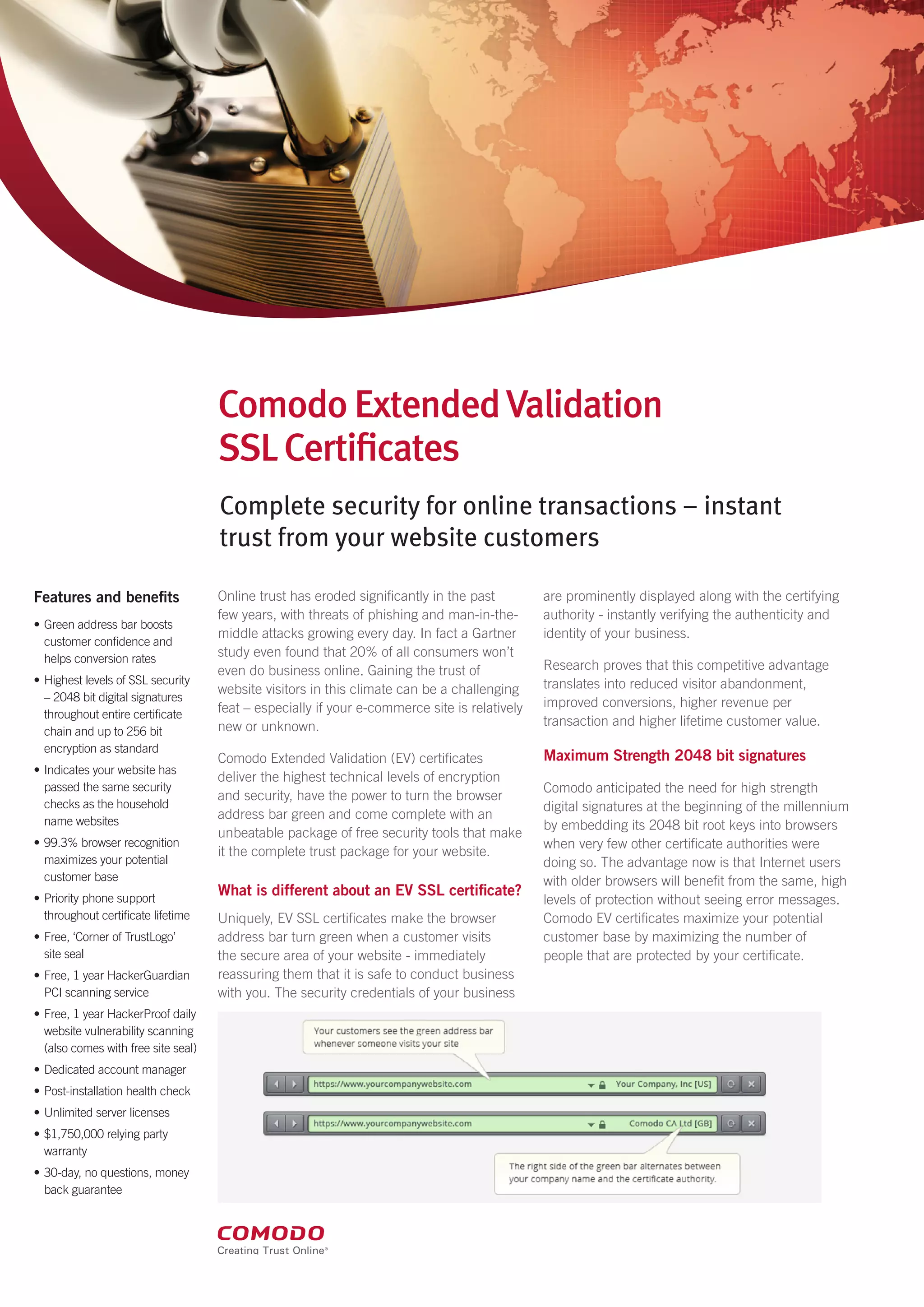 overview about comodo ev ssl certificate | PDF