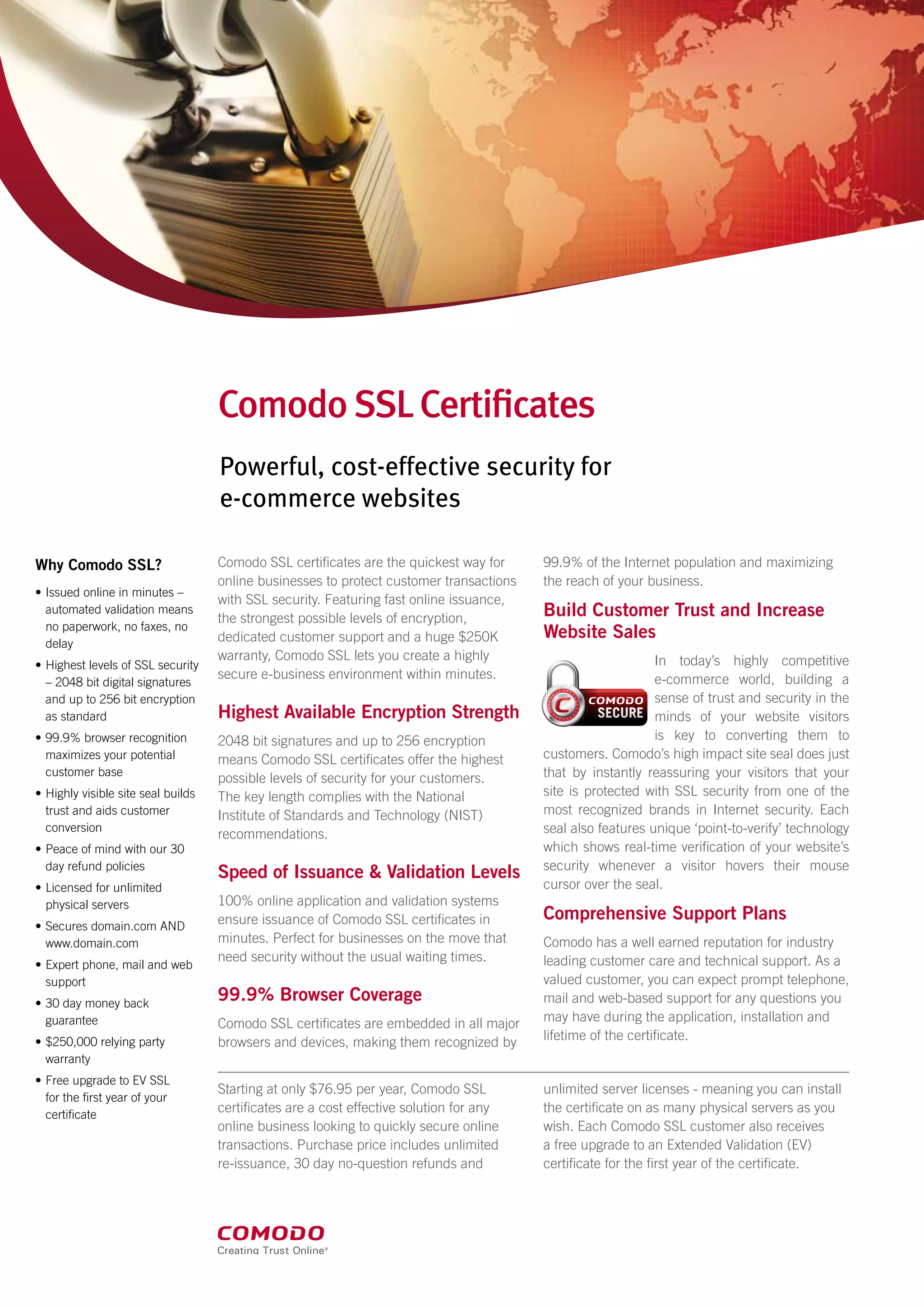 Specification of SSL Certificate | PDF