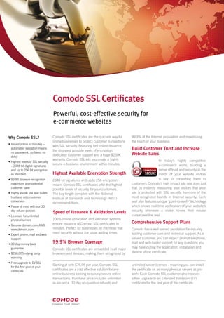 Specification of SSL Certificate | PDF