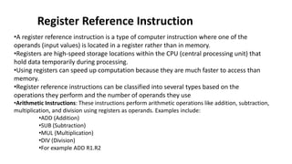 computer organisation and architecture Module 2.pptx