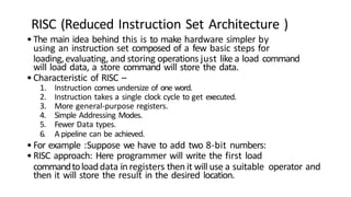 computer organisation and architecture Module 2.pptx