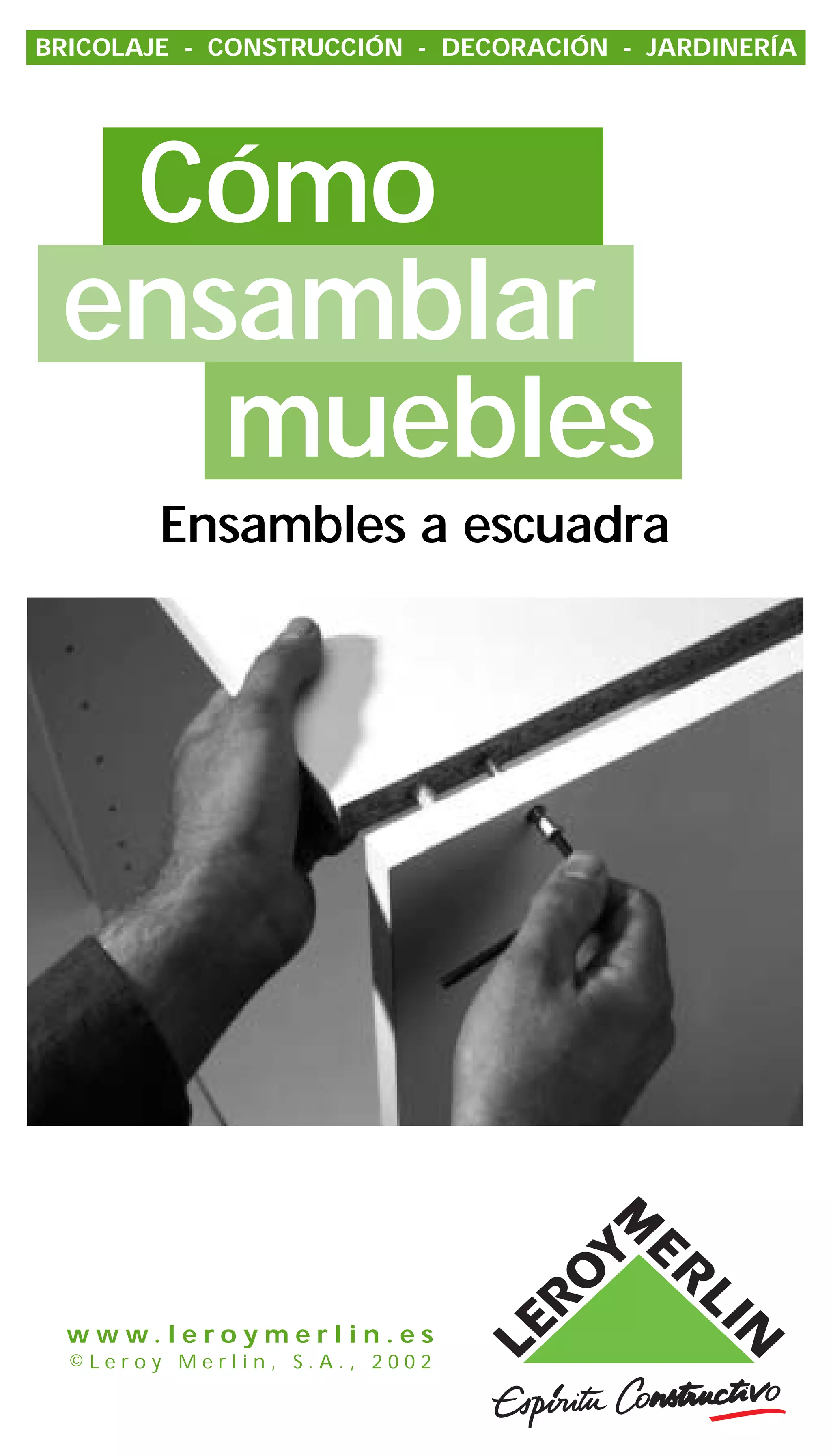 Como Ensamblar Muebles | PDF