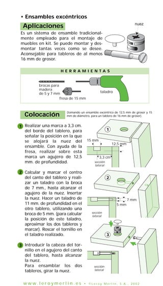 Como Ensamblar Muebles | PDF