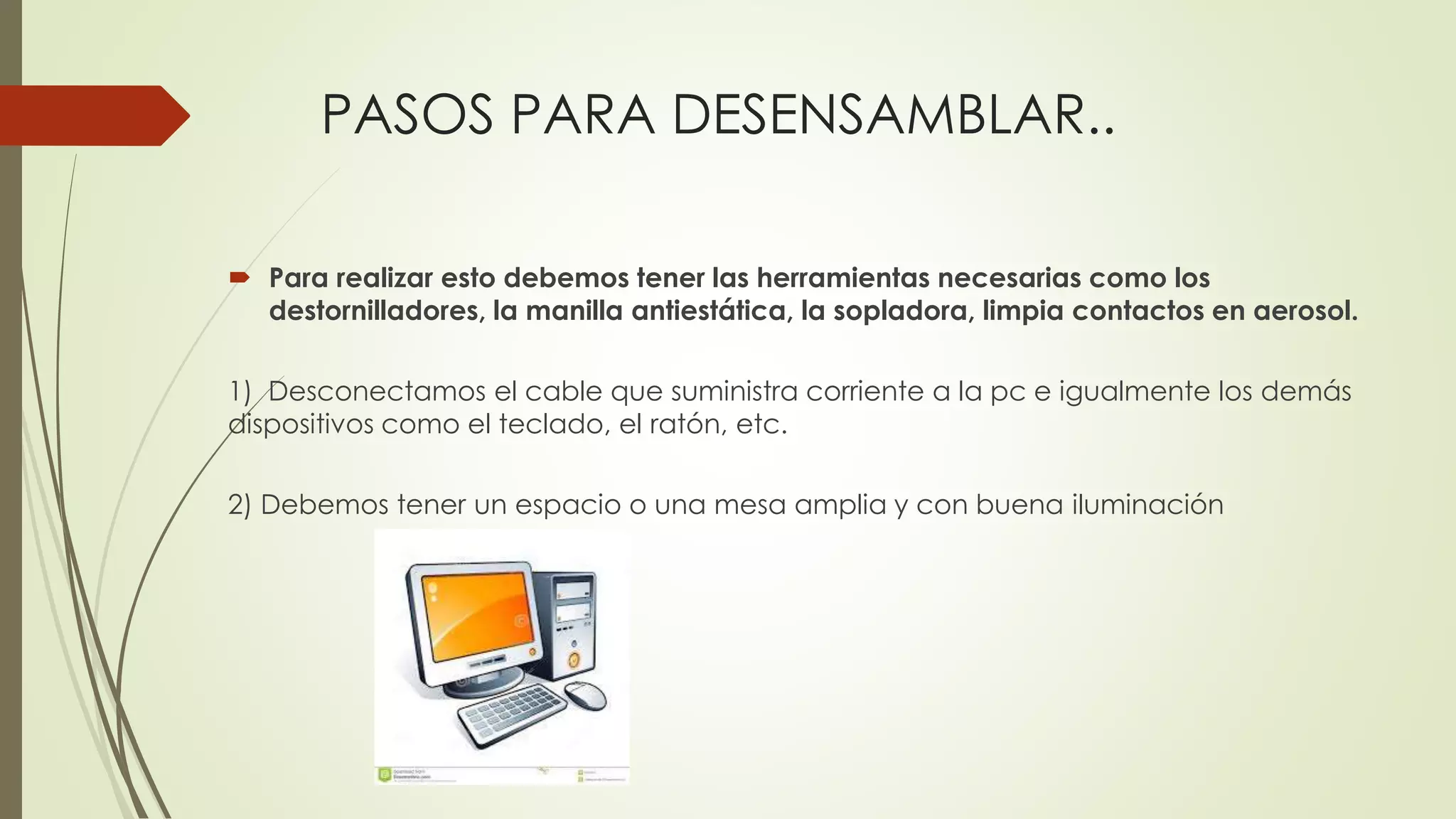 Como ensamblar y desensamblar una computadora | PPT
