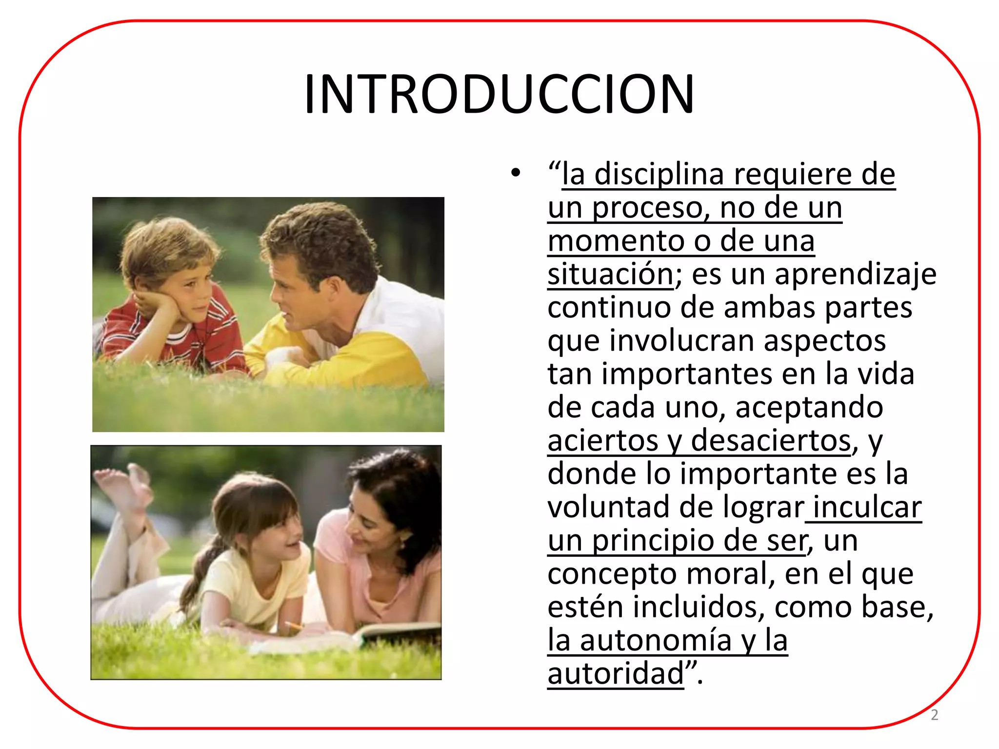 Como enseñar el valor de la disciplina | PPT