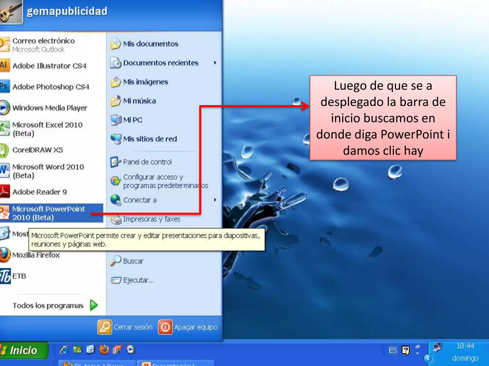 Como entrar a power point | PPT