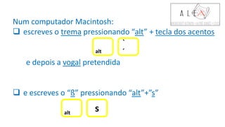 Como escrever trema | PDF