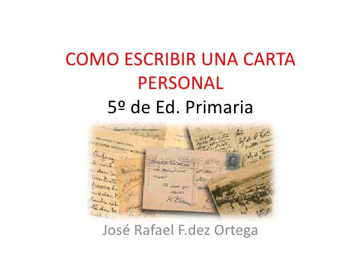 Como aser una carta de recomendacion personal - Imagui