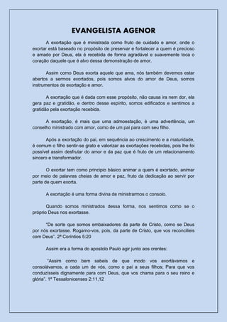 Como exortar com amor | PDF