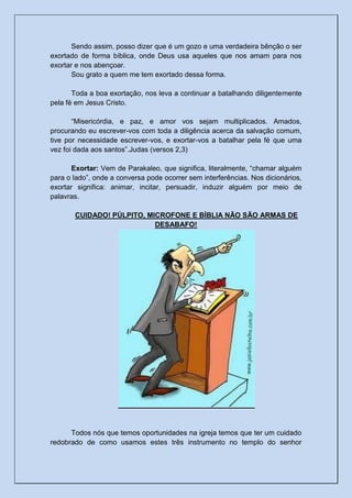 Como exortar com amor | PDF