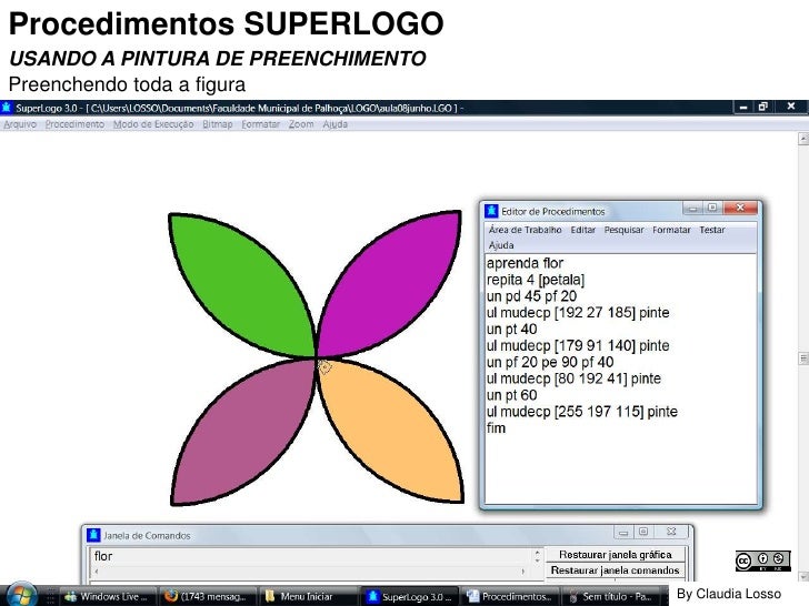 Como fazer procedimentos no superlogo
