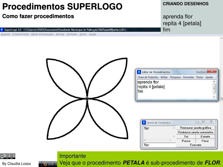 Como fazer procedimentos no superlogo