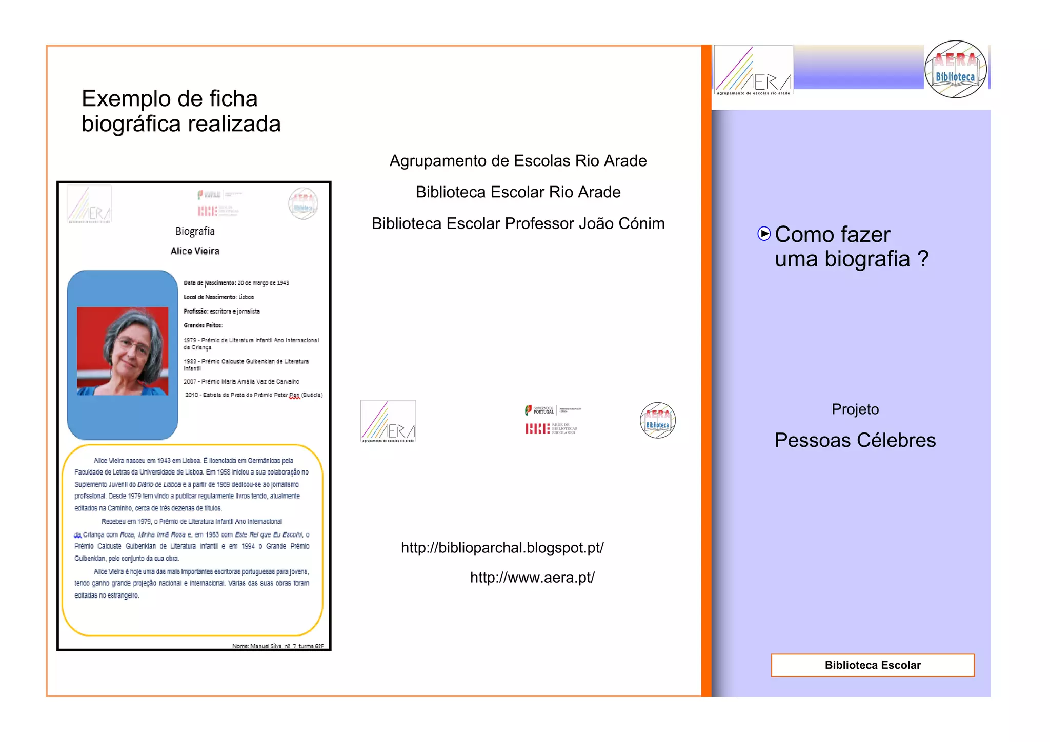 Como fazer um biografia folheto | PDF