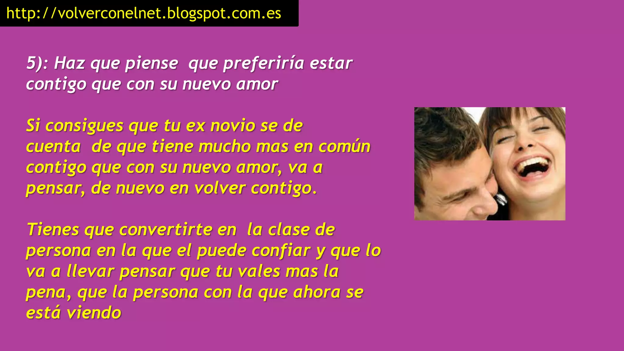 Como Hacer Para Reconquistar A Mi Ex Novio Ppt