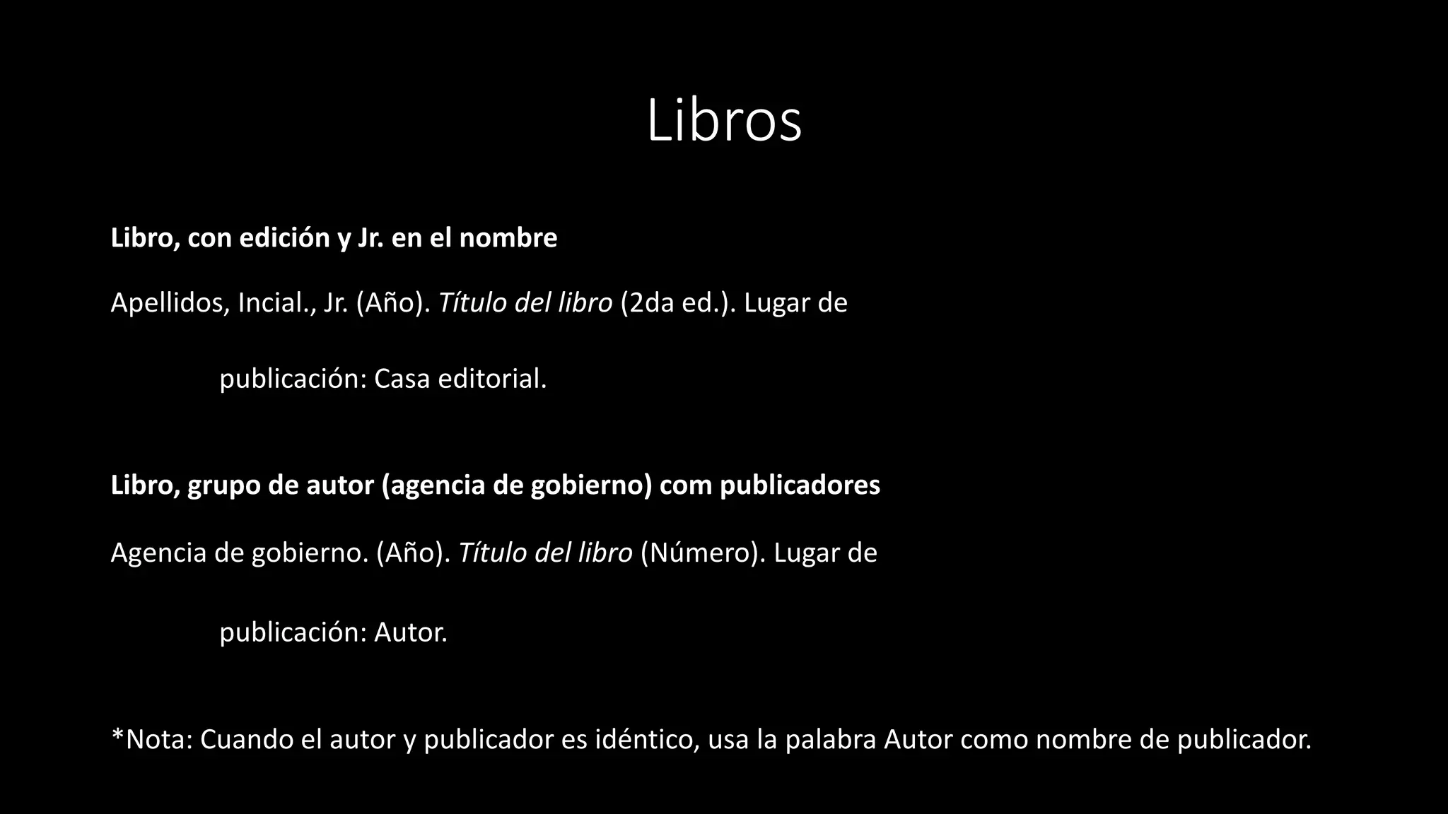 Referencias Bibliográficas APA 6ta Edición | PPTX