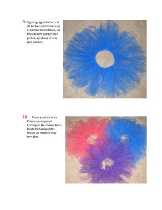 Como hacer tutus y estilo helter | PDF