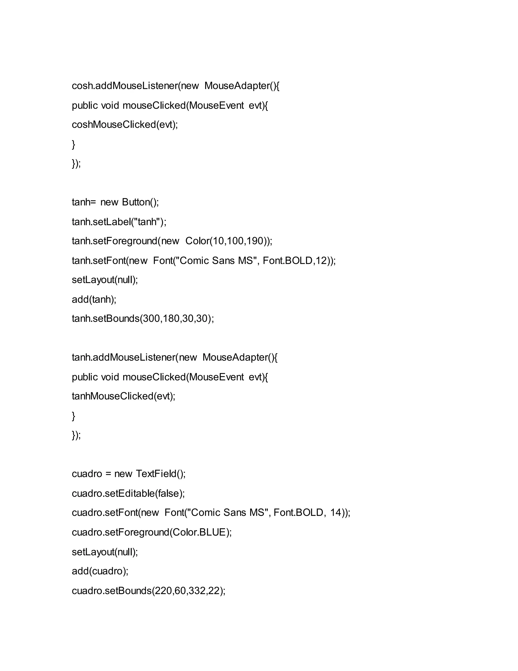 Como hacer una calculadora en java | DOCX