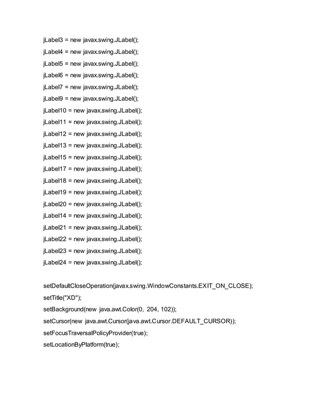 Como hacer una calculadora en java | DOCX