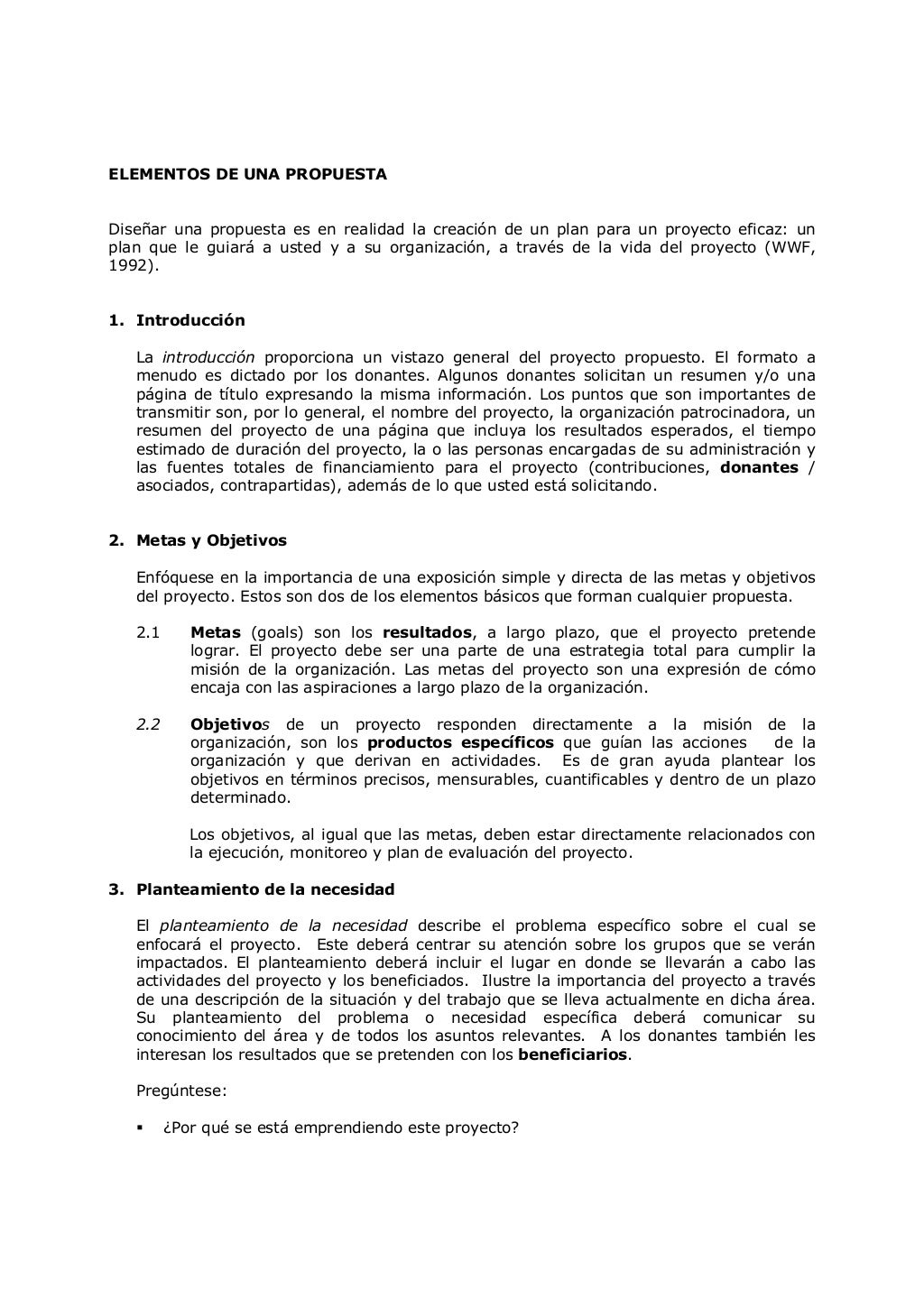 ¿Cómo elaborar una Propuesta? ¿Cómo elaborar una Propuesta?