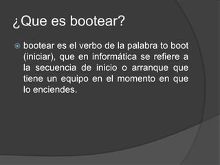 Como hacer una usb booteable | PPTX