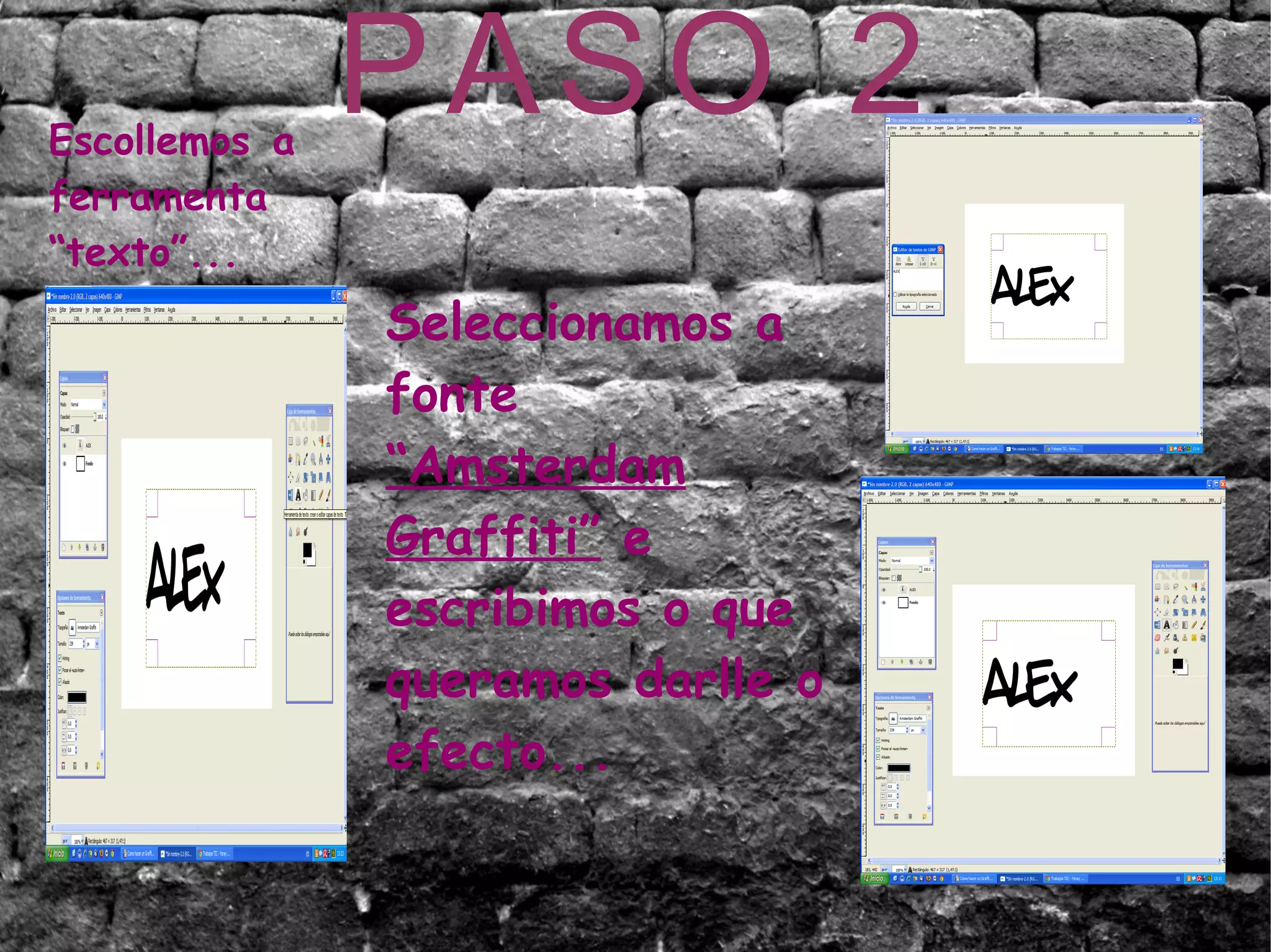 Como hacer un graffiti en Gimp. | PPT