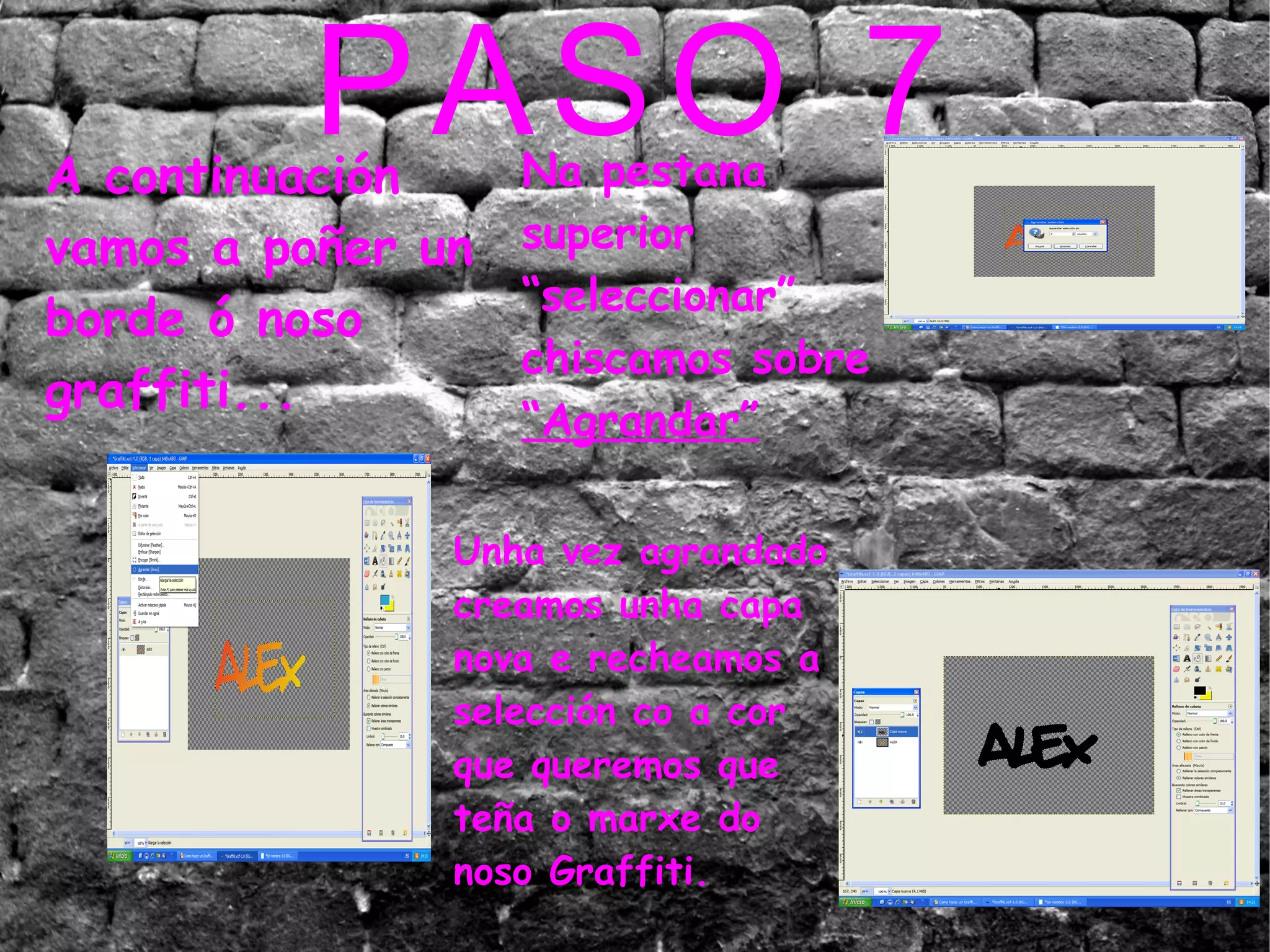 Como hacer un graffiti en Gimp. | PPT