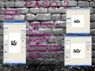 Como hacer un graffiti en Gimp. | ODP