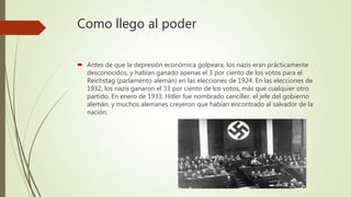 Como hitler llego al poder | PPTX