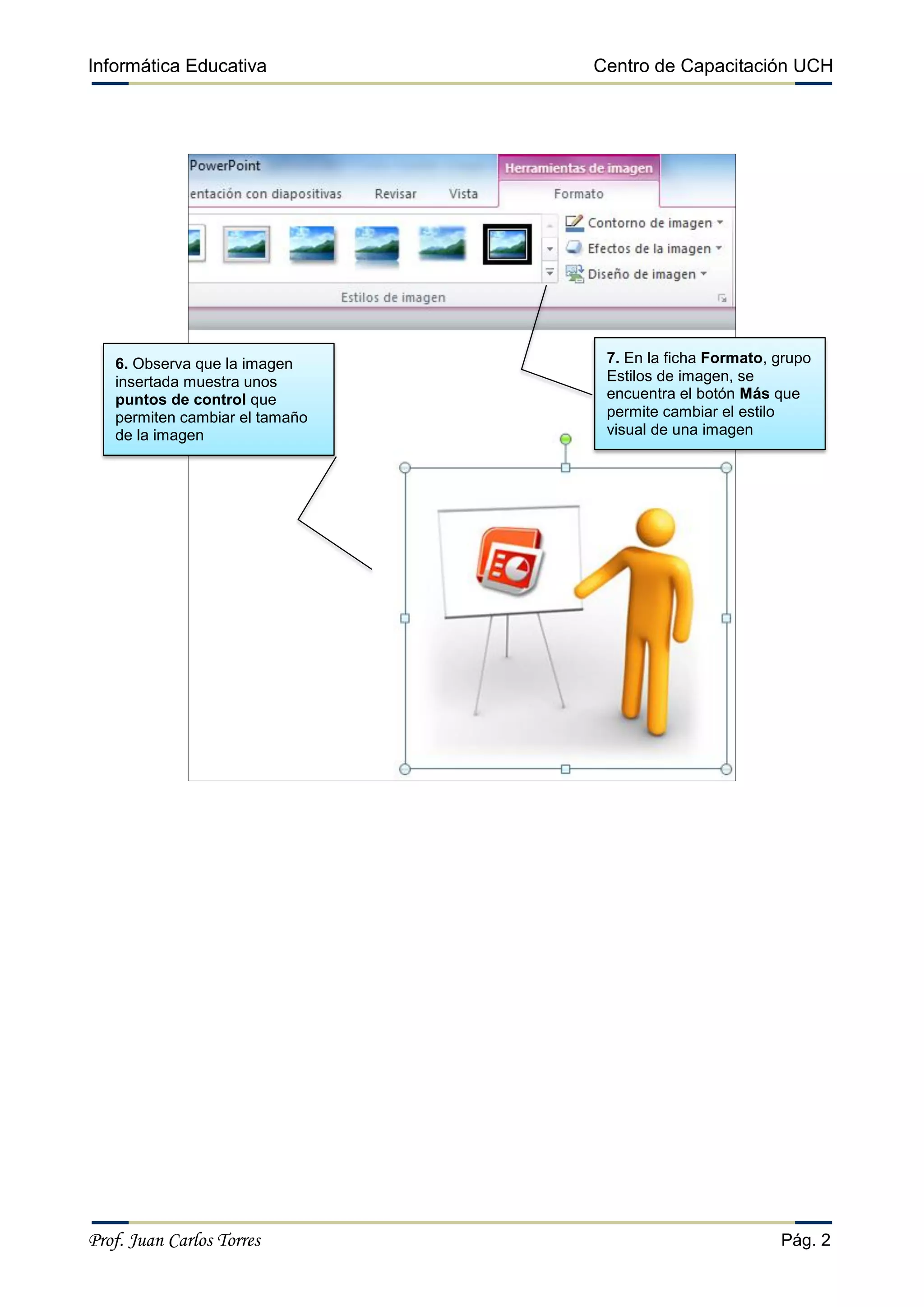 Como insertar imagen en power point | PDF