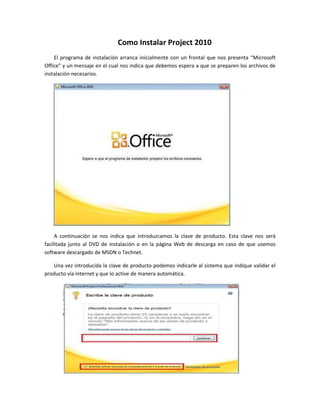 Como instalar office project y visio | PDF