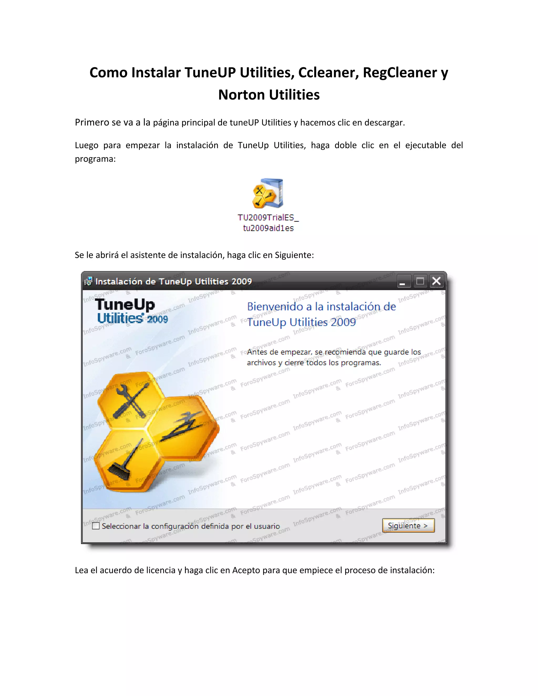Como instalar tune up utilities | PDF