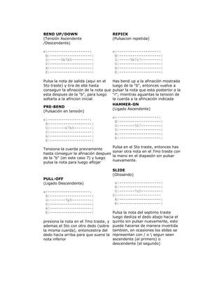 Como leer tablatura | DOCX