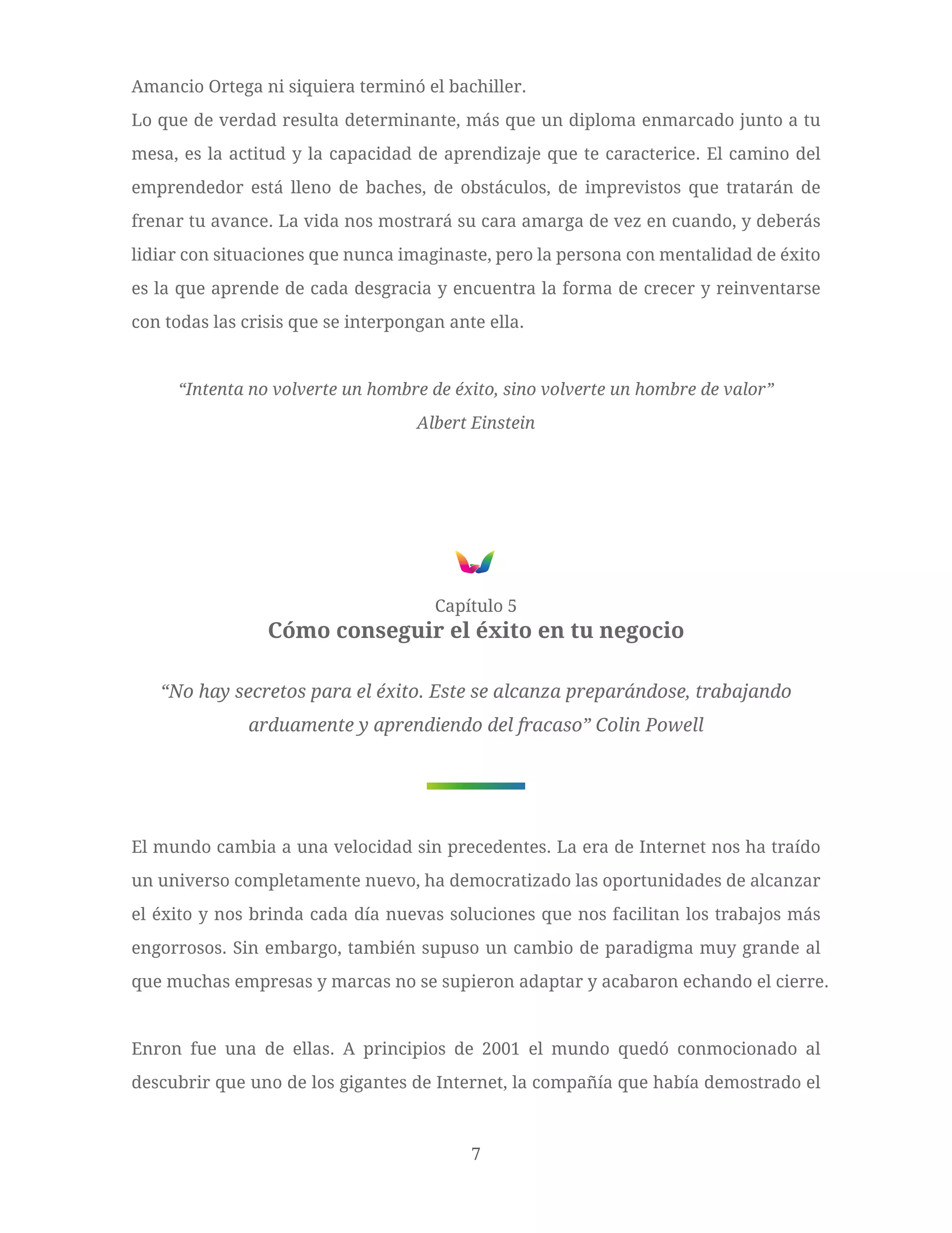 "Como lograr el éxito en tu negocio” | PDF