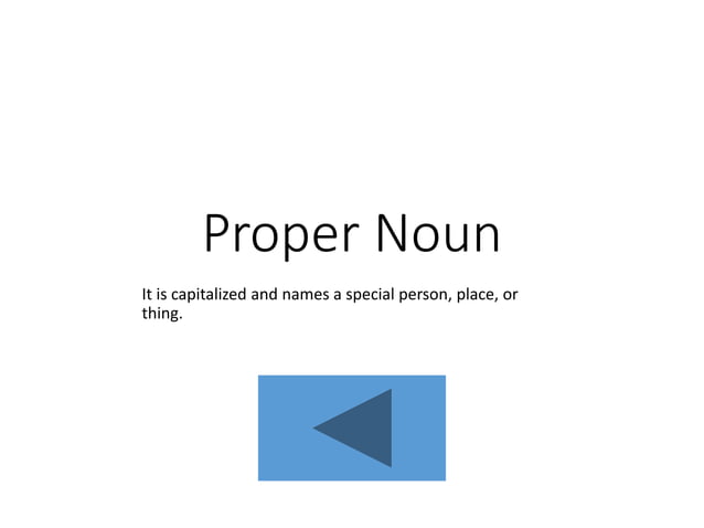 Comon proper nouns | PPT