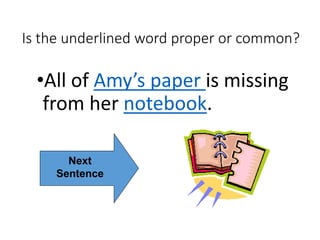 Comon proper nouns | PPT