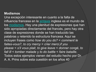 Como nacio el idioma ingles | PPTX