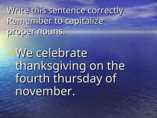 Common and Proper Noun Grade 3 Powerpoint | PPT