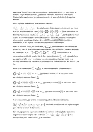 Como obtener expresiones que contengan al número π y al logaritmo ...