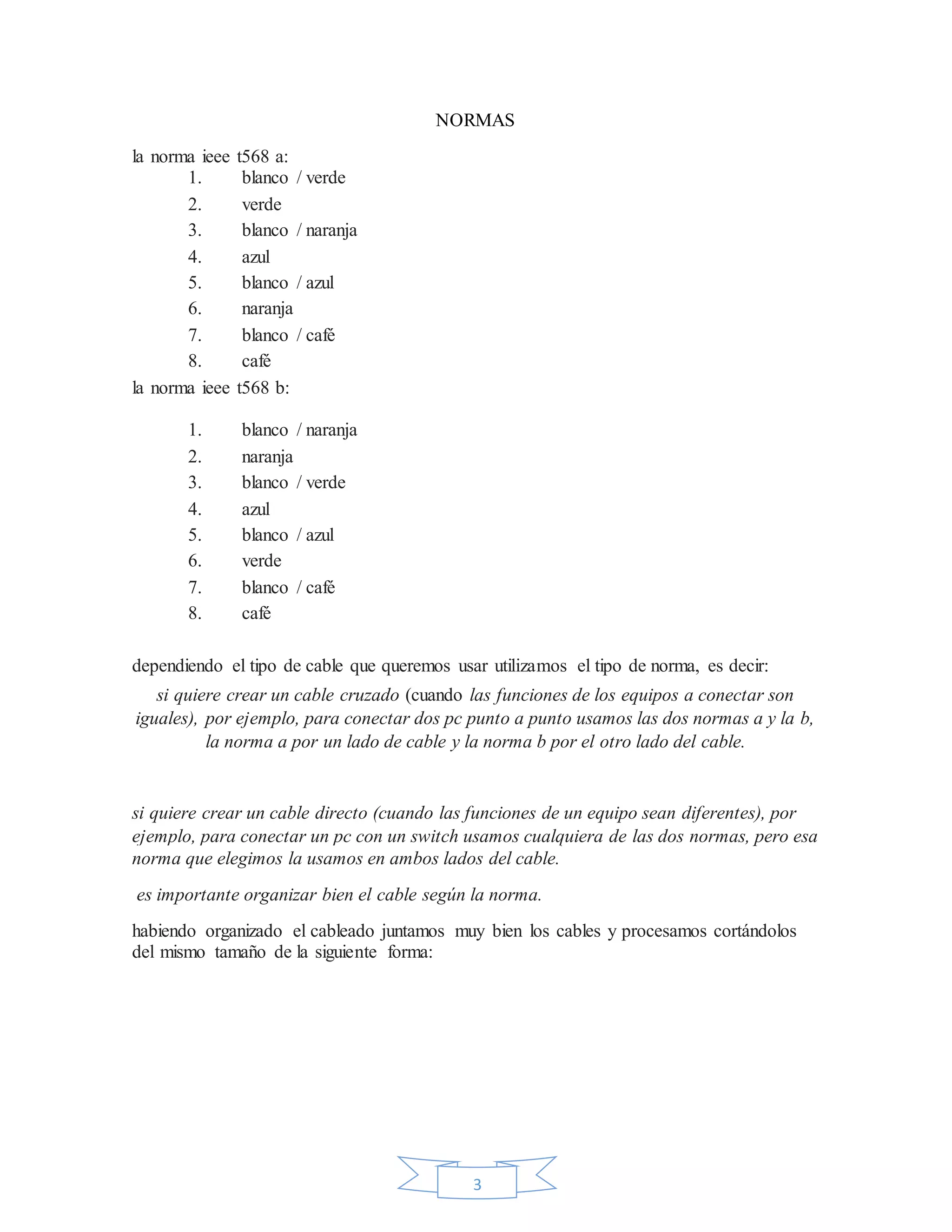 Como ponchar un cable utp | DOCX | Technology & Computing