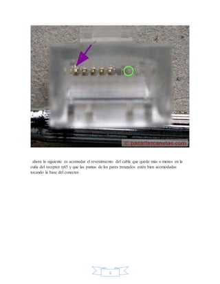 Como ponchar un cable utp | DOCX