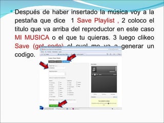 Como poner reproductor de música en tu blogger | PPT