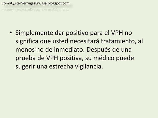 Como quitar verrugas vph tratamiento | PPT