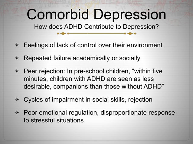 Comorbid adhd conditions | PPTX