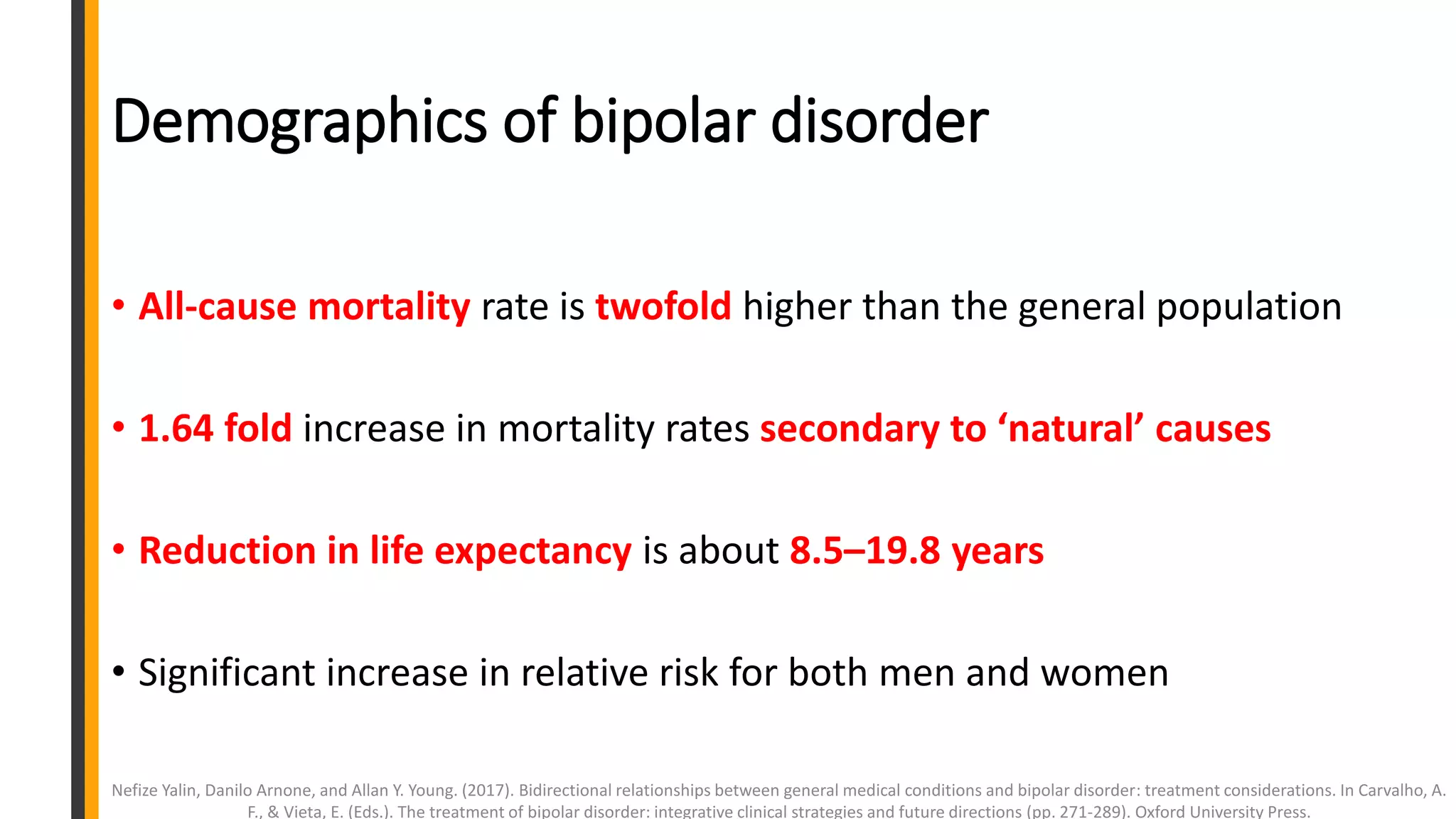Comorbidities in bipolar disorder | PPTX