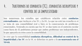 Comorbilidad en la dislexia. la dislexia y las comorbilidades que ...