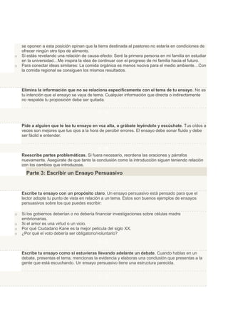 Cómo redactar un ensayo | DOCX