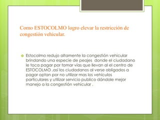 Como resolver la congestión vehicular | PPTX