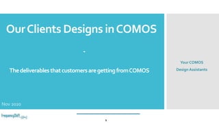 COMOS Engineering and Design Deliverables | PPTX