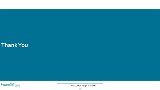 COMOS Engineering and Design Deliverables | PPTX